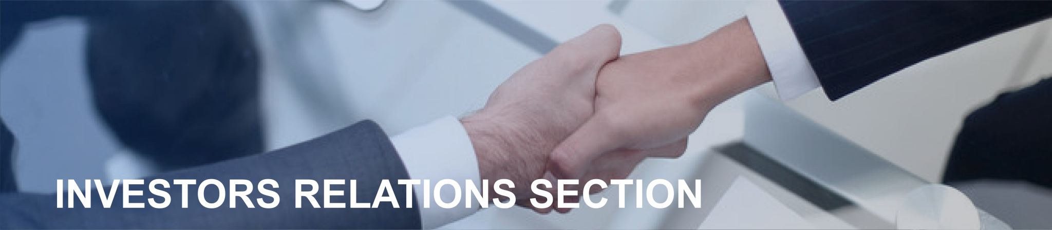 INVESTORS RELATIONS SECTION – PRECISION
